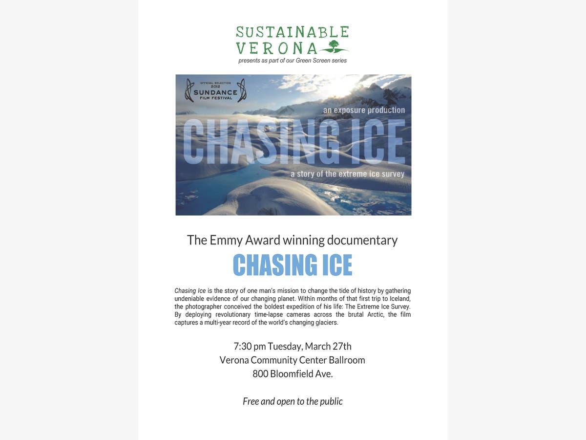 Sustainable Verona Presents the Award Winning Film: Chasing Ice ...