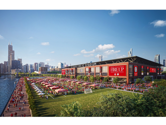 Chicago Fire FC Give Fans Look At Future $750M Downtown Stadium Project ...