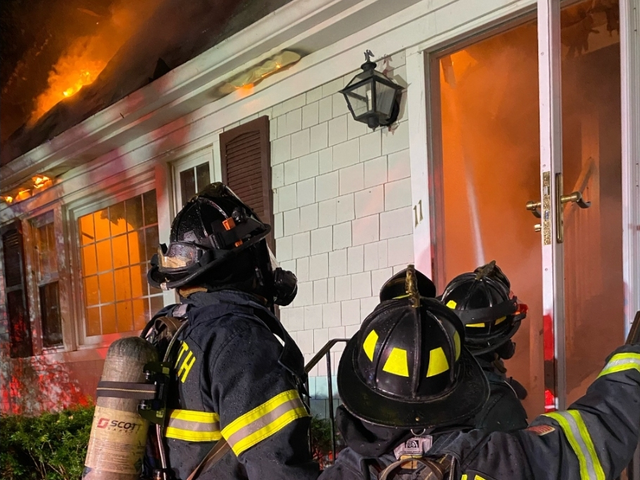 Roof Collapses During East Falmouth House Fire | Falmouth, MA Patch