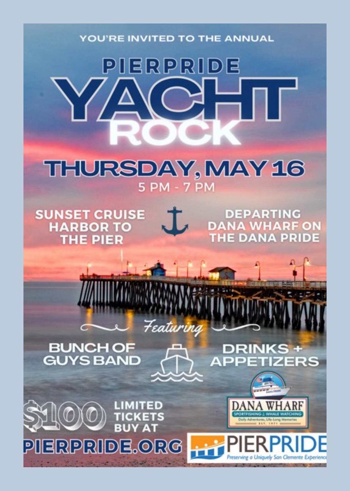 May 16 | Pier Pride Yacht Rock Event | Laguna Niguel, CA Patch