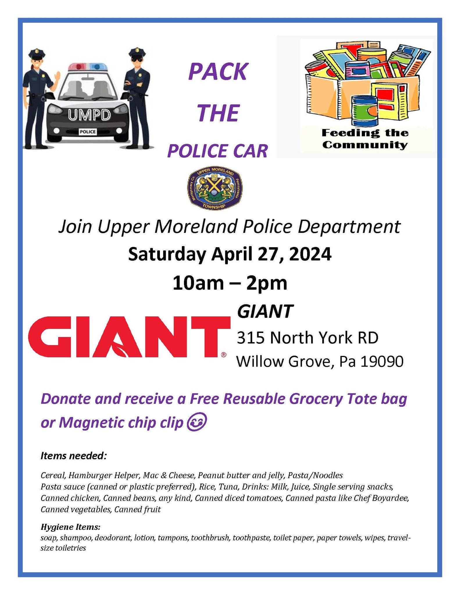 Apr 27 | Upper Moreland Police - Drug/Takeback & Pack the Police ...