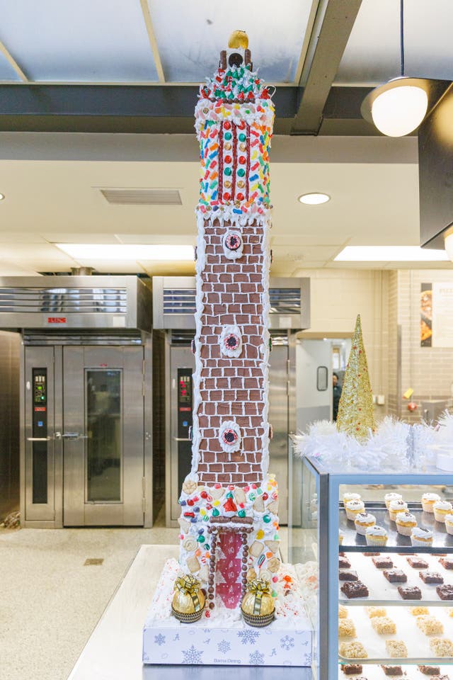 Bama Dining Unveils Gingerbread Replicas Of UA Campus Landmarks ...