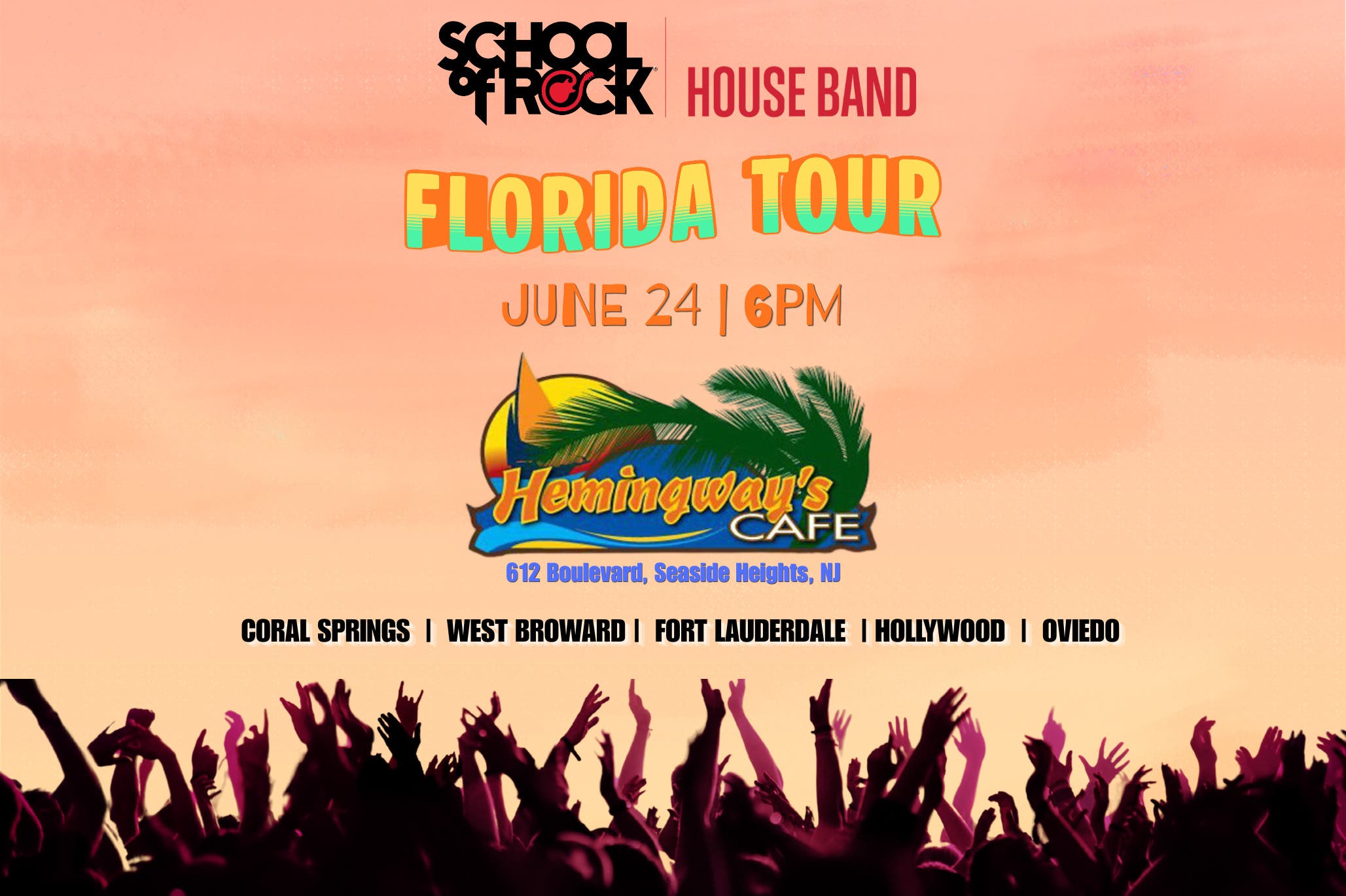 Jun 24 | School Of Rock Florida House Bands on Tour! | Brick, NJ Patch