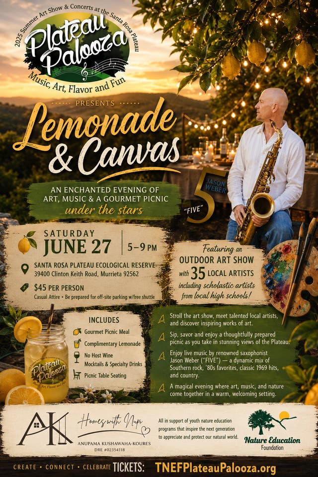 Jun 27 | Plateau Palooza Debuts at the Santa Rosa Plateau with ...