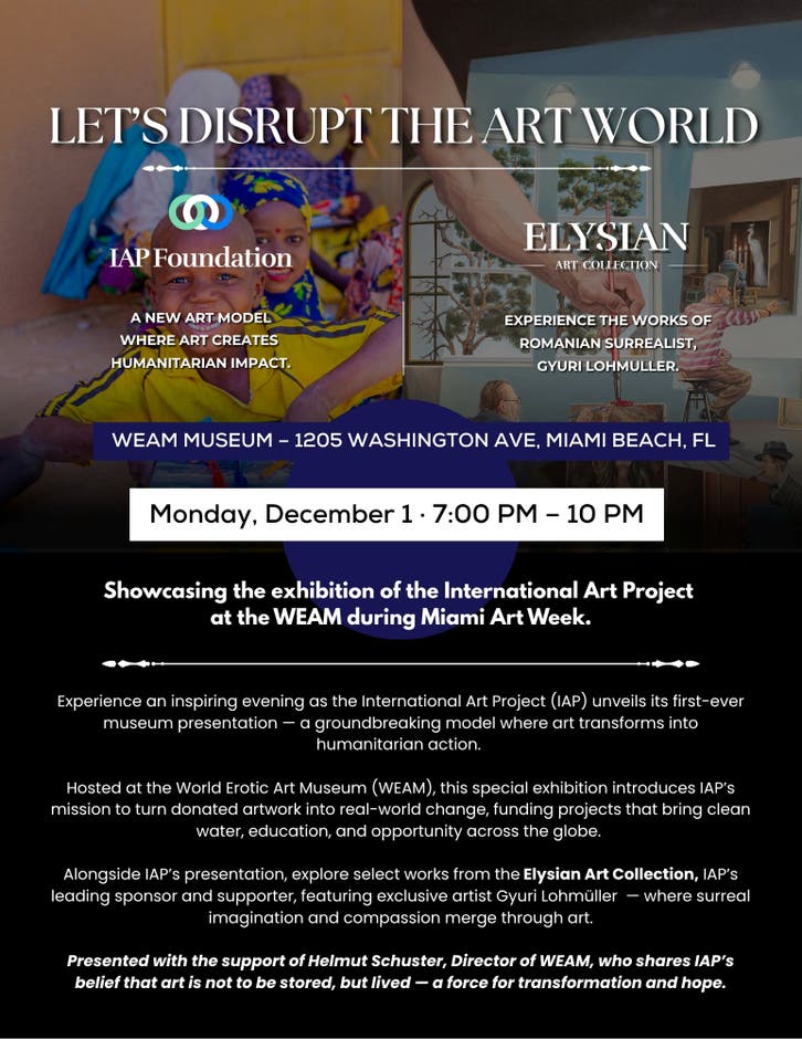 Dec 1 | Elysian Art Collection & The International Art Project Present ...