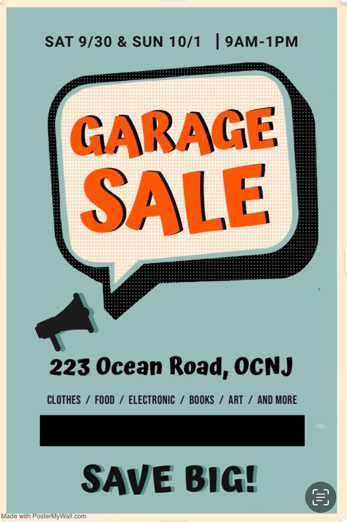 Sep 30 | Garage Sale! 9/30-10/1 (9-1) | Ocean City, NJ Patch