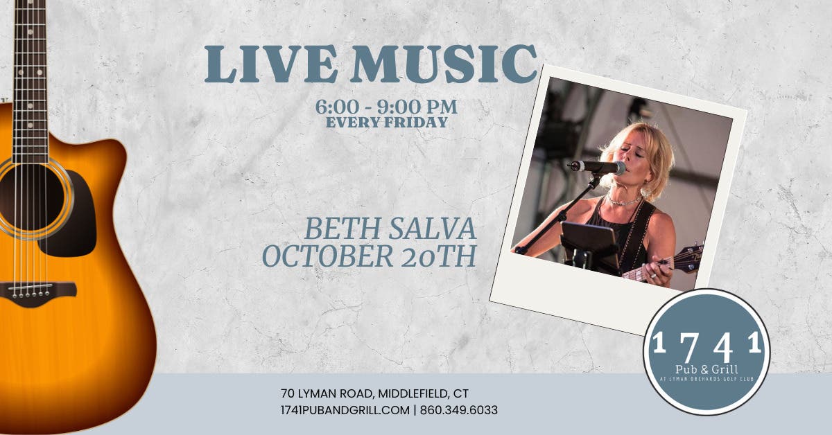 Oct 20 | Friday Night Live Music Series Featuring Beth Salva at 1741 ...