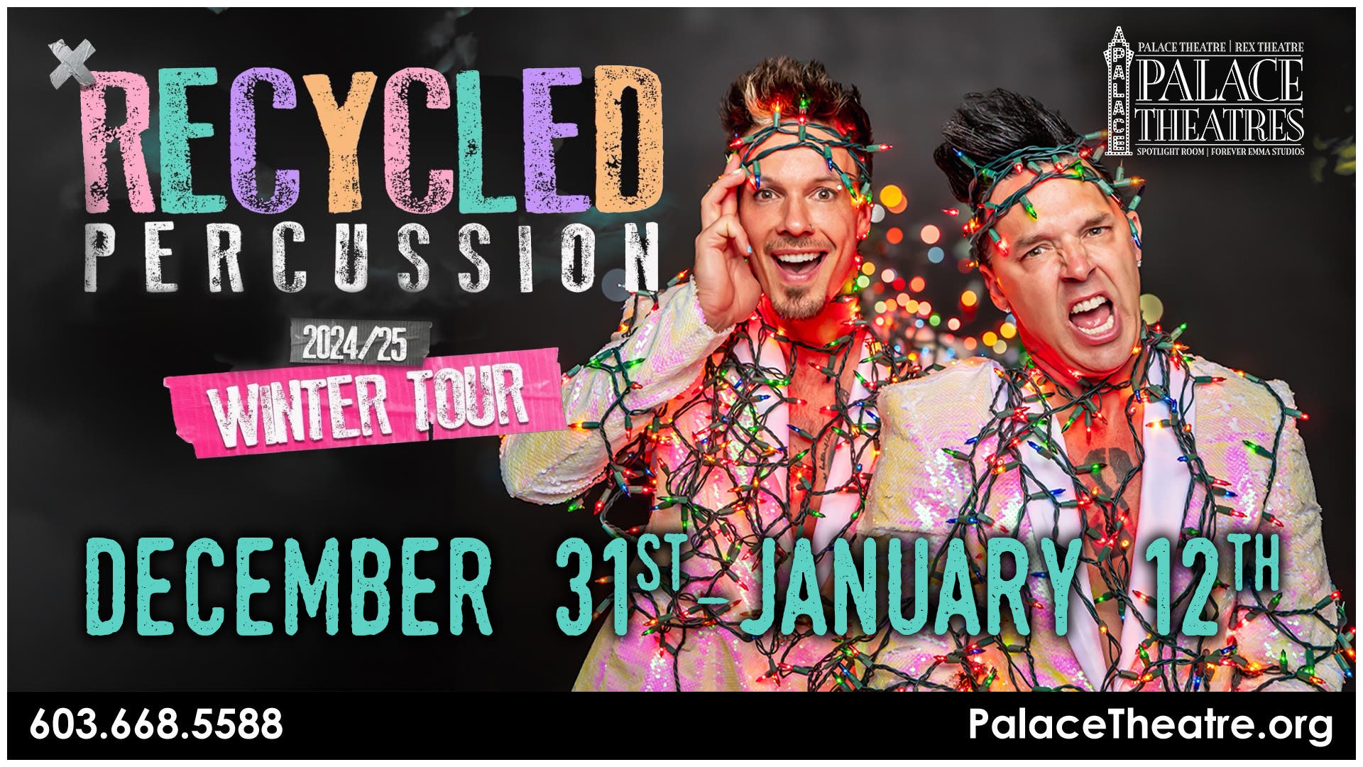 Dec 31 | Recycled Percussion Winter Tour at The Palace Theatre ...