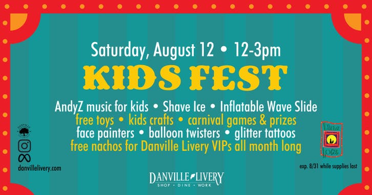 Aug 12 | Kids Fest 2023 | Danville, CA Patch