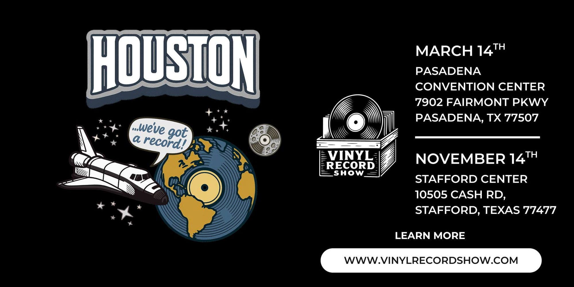 Mar 14 | Vinyl Record Show of Houston, TX / Pasadena, TX | Houston, TX ...