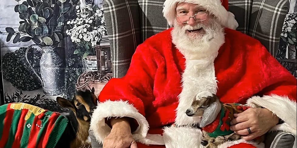 Dec 9 | Kids Event- Goat Cuddles & Cocoa with Santa Claus (Austin ...