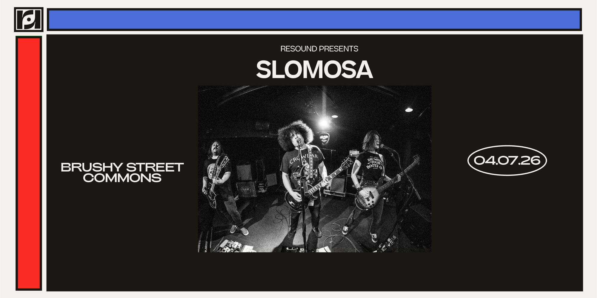 Apr 7 | Resound Presents: Slomosa at Brushy Street Commons on 4/7 ...