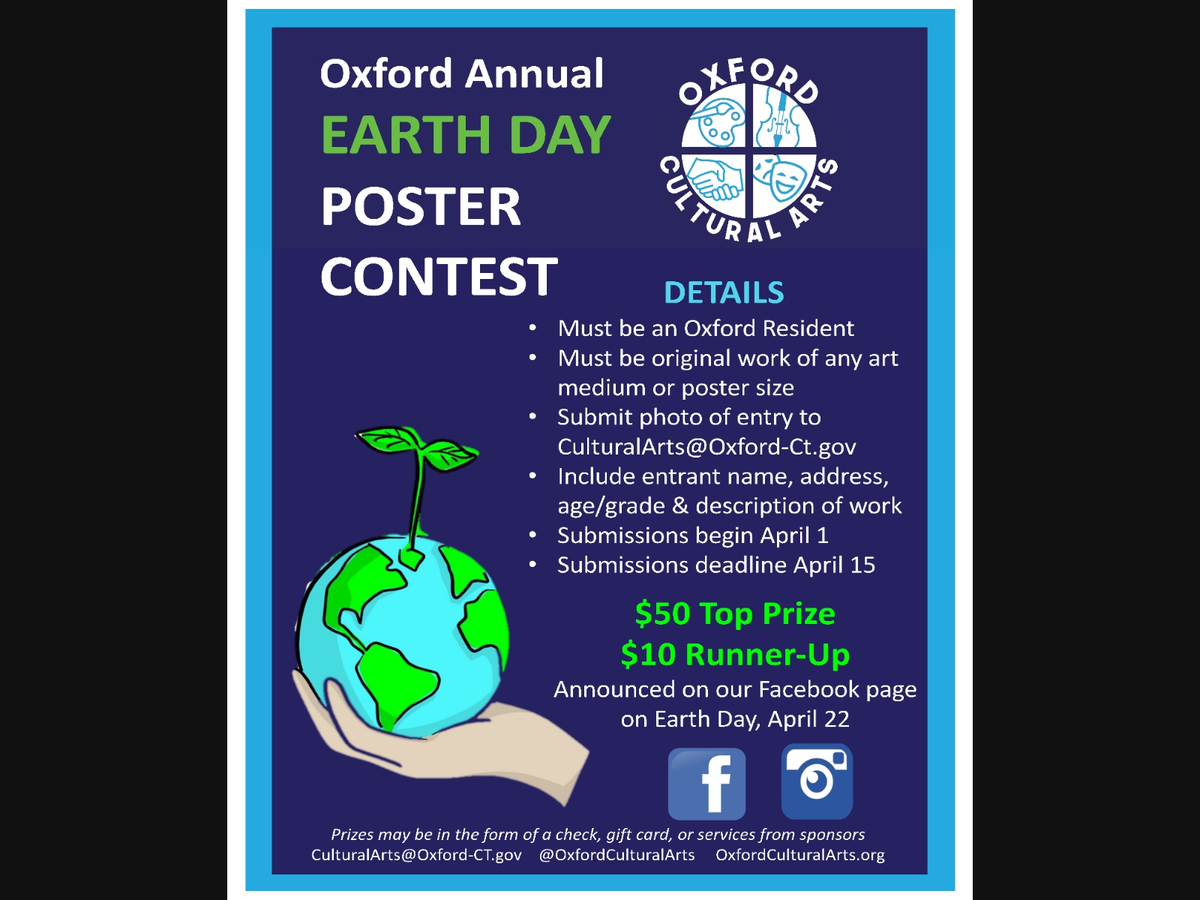 The Oxford Earth Day Poster Contest still taking entries | Oxford, CT Patch