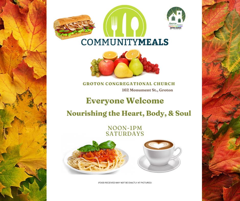 Oct 14 | Community Meals-ALL Are Welcome | Groton, CT Patch