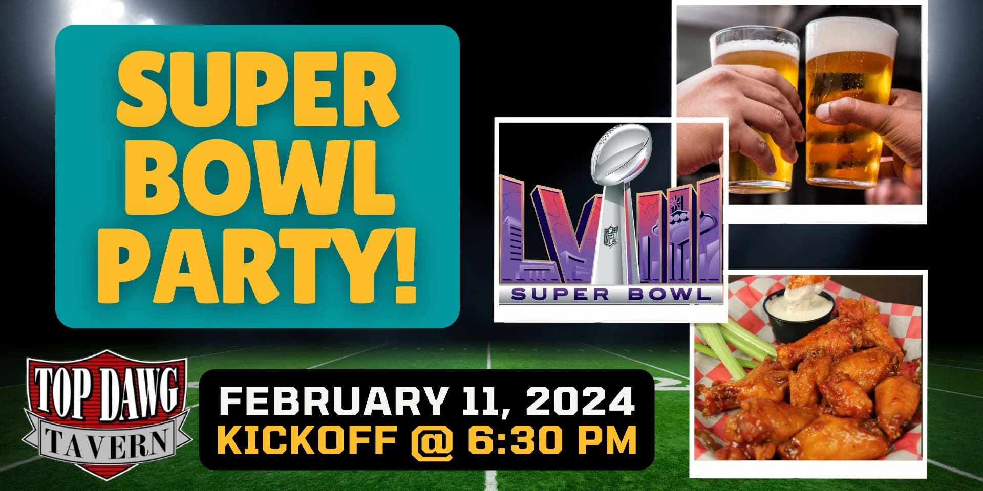 Feb 11 | Watch the Super Bowl at Top Dawg Tavern! | Jacksonville, FL Patch