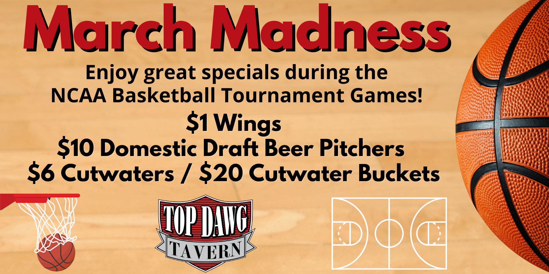 Mar 26 | Watch March Madness Sweet 16 at Top Dawg Tavern ...
