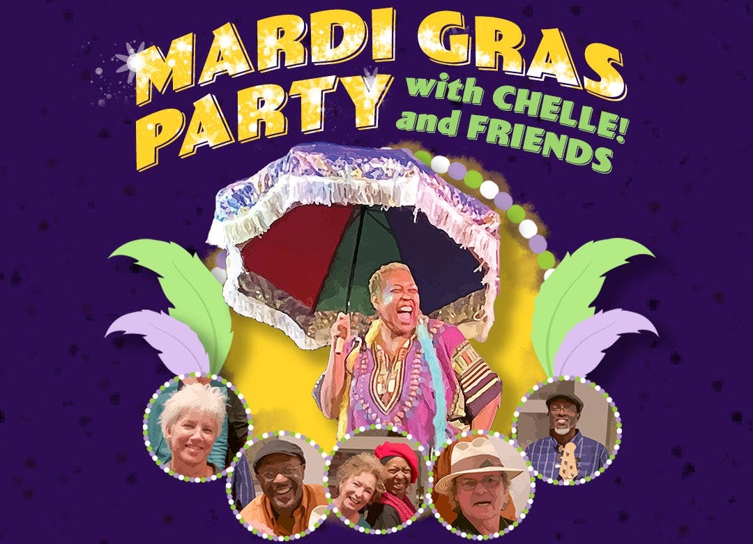 Mar 2 | Mardi Gras Party with CHELLE! & Friends | Alameda, CA Patch
