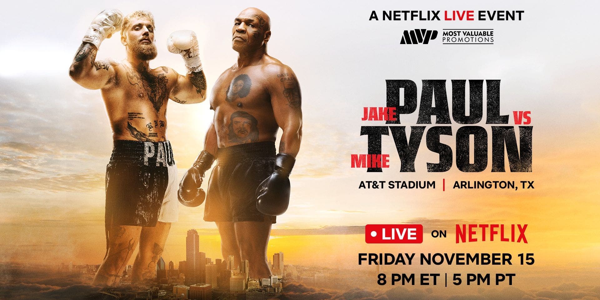 Nov 15 | Jake Paul vs Mike Tyson Watch Party | Omaha, NE Patch