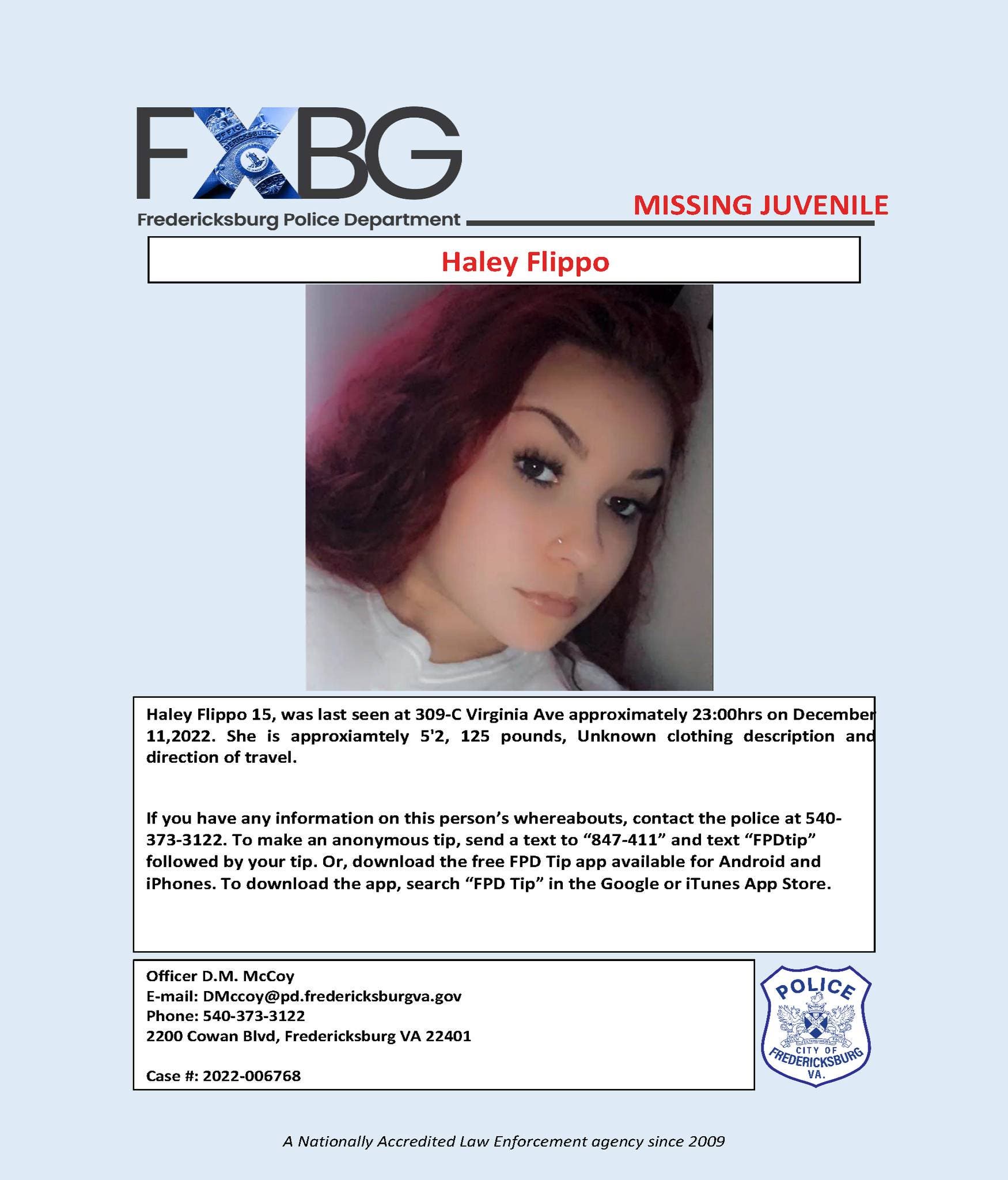Missing 15-Year-Old From Fredericksburg Sought: Police | Fredericksburg ...