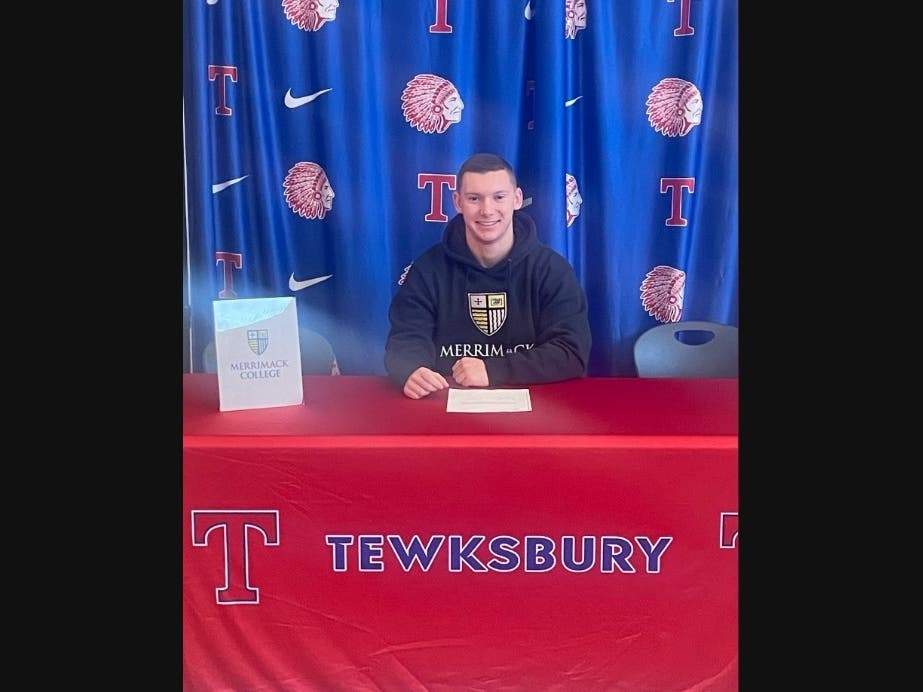 Tewksbury Thrower Kyle Adams Signs With Merrimack College | Tewksbury ...