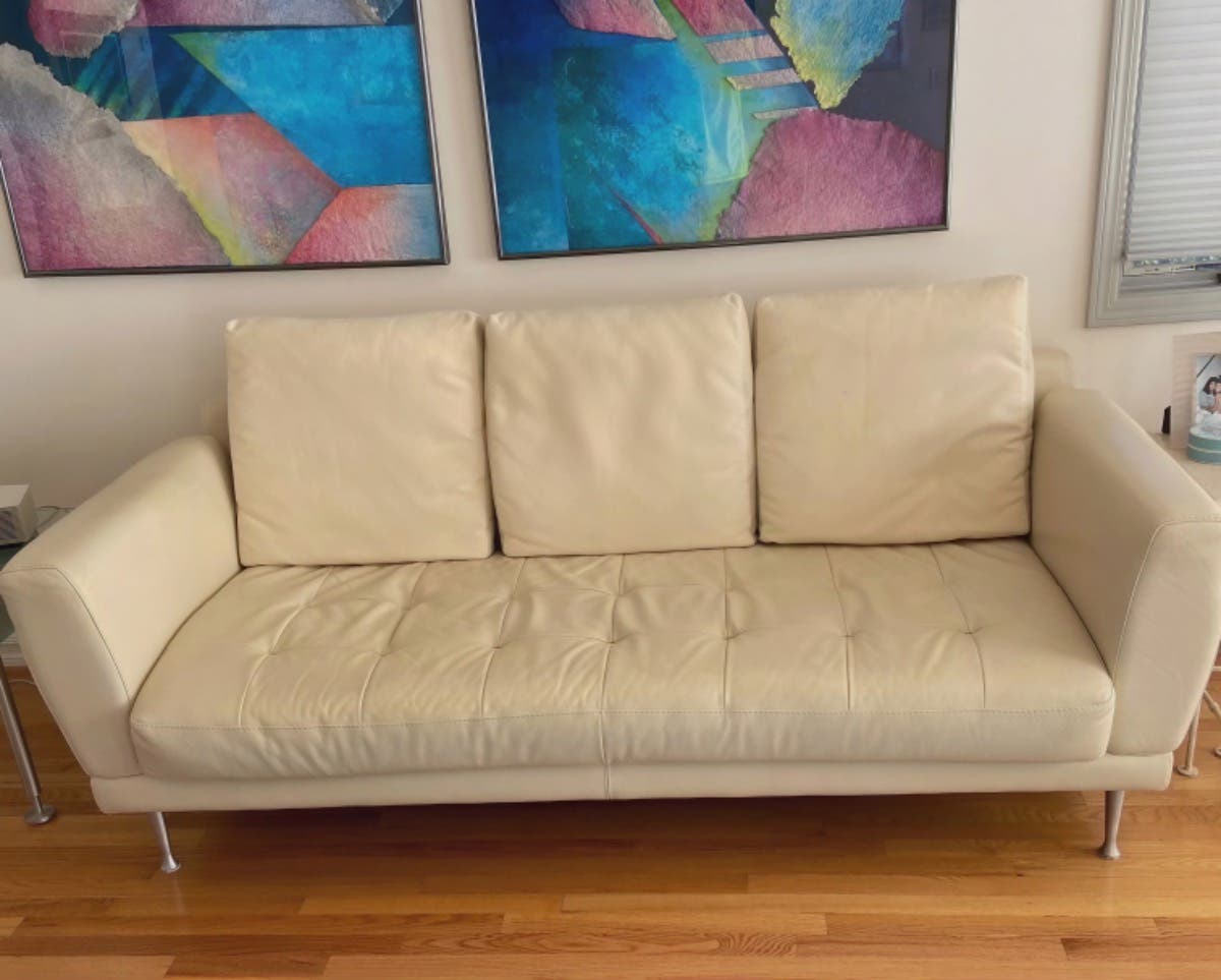 Ultrasuede Sofa | Baci Living Room