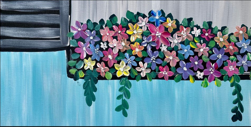 Jul 11 | Paint & Sip @ Ruby Sunshine (Downtown): Charleston Window Box ...