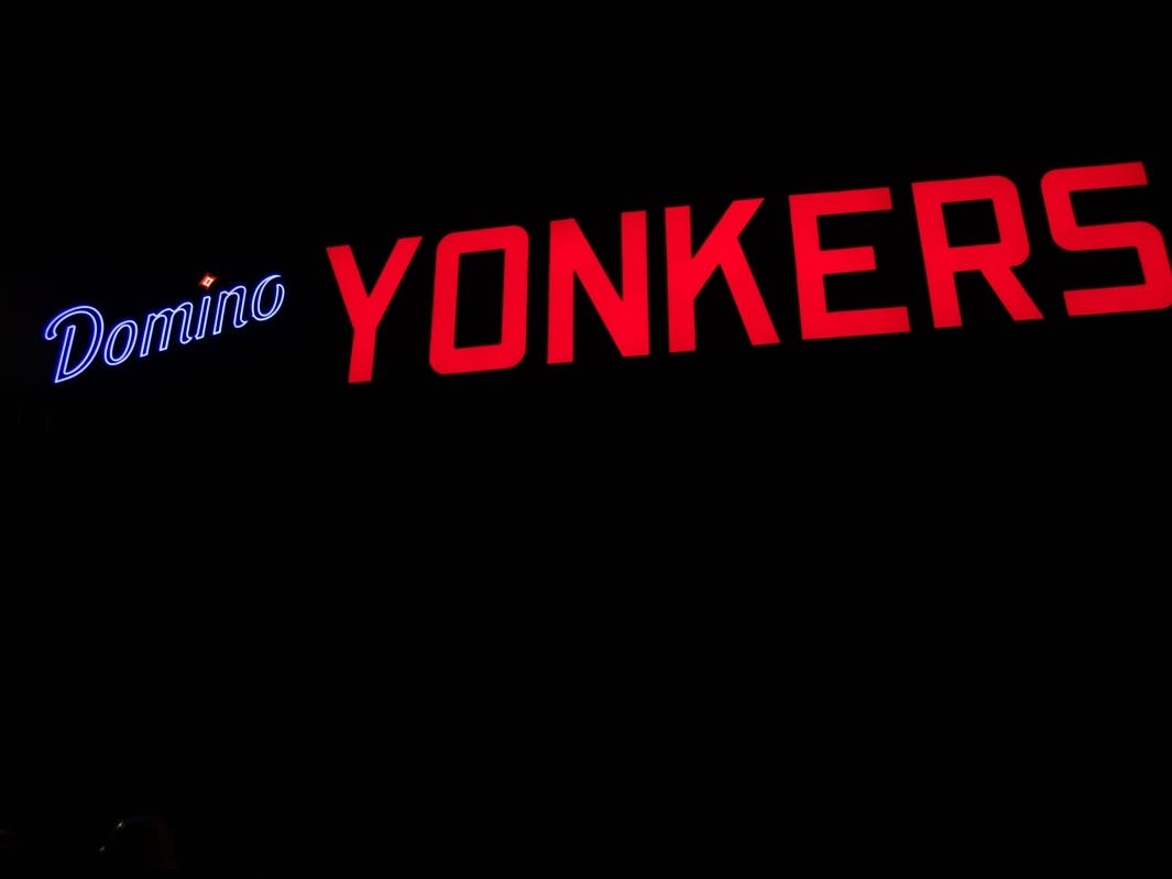 Domino Sugar Refinery Shows Yonkers Pride With New LED Welcome Sign ...