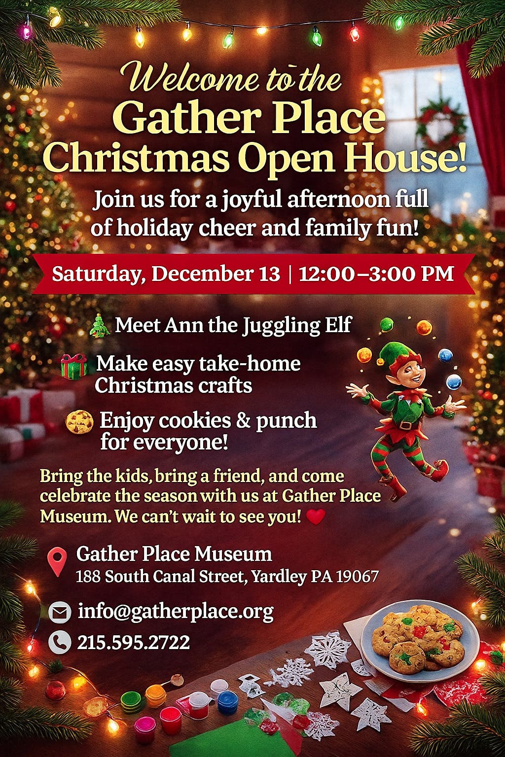 Dec 13 | Gather Place Holiday Open House: Christmas Cheer & Family Fun ...