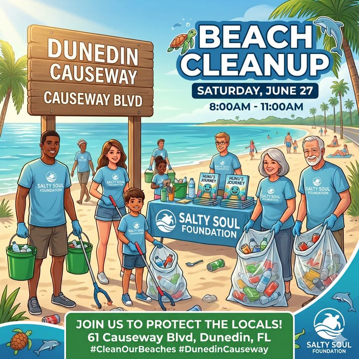 Jun 27 | Salty Soul Foundation Beach Cleanup | Dunedin, FL Patch
