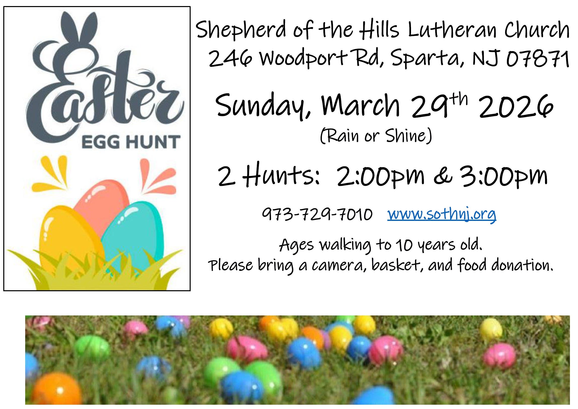 Mar 29 | Sparta Easter Egg Hunt Sunday, March 29 | Hopatcong, NJ Patch