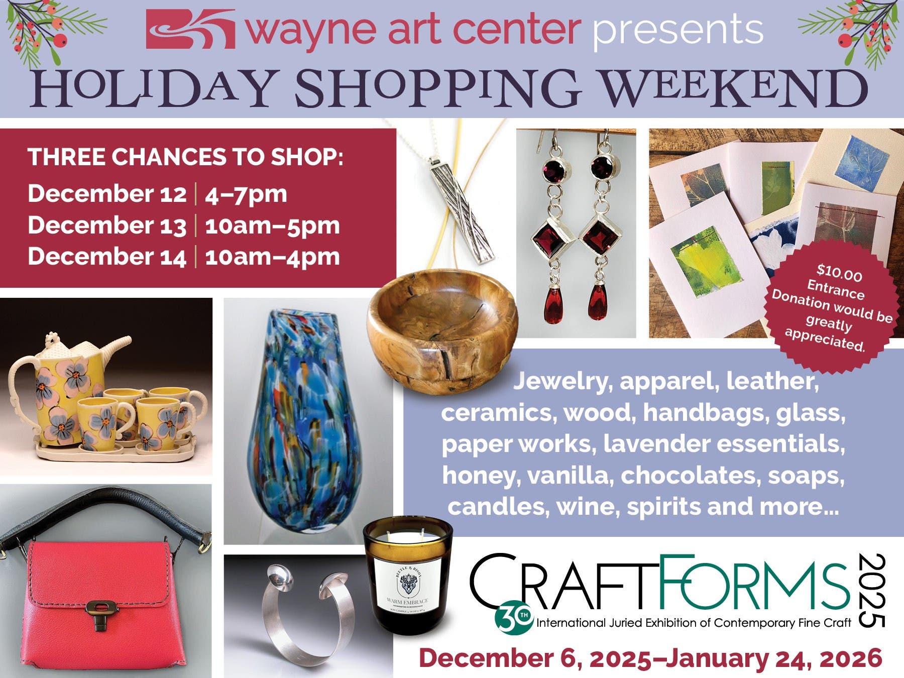 Nov 24 | Holiday Shopping Weekend at Wayne Art Center | Tredyffrin, PA ...