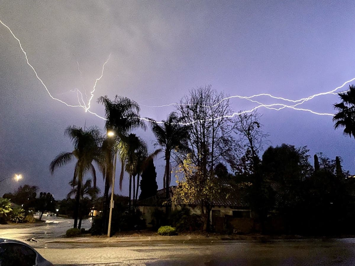 Lightning Storm Over Frazee Road: Oceanside Photo Of The Day ...