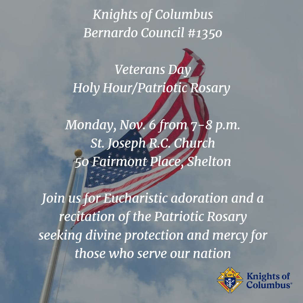 Nov 6 | Knights of Columbus Present Holy Hour with Patriotic Rosary on ...