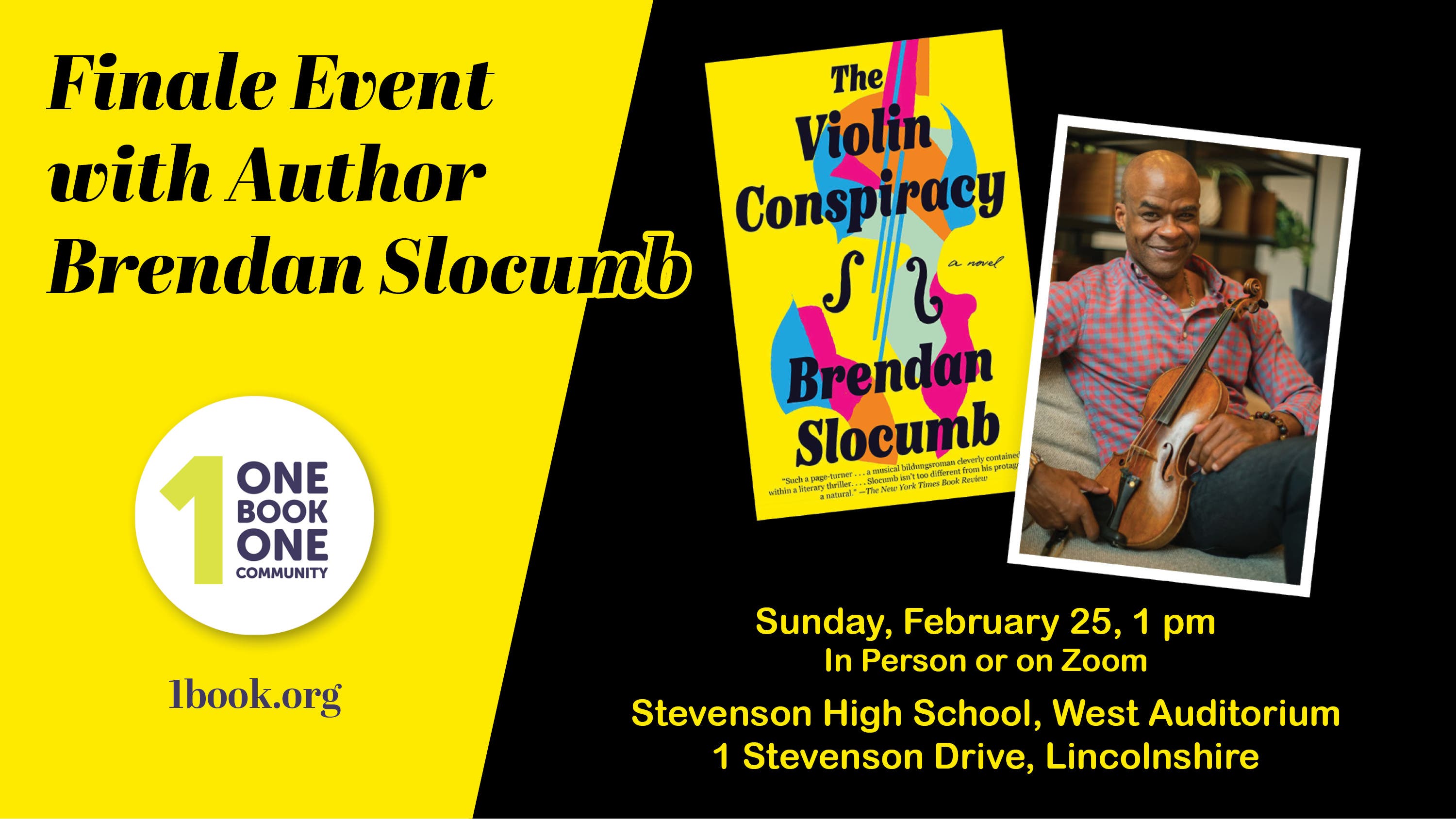 Feb 25 | One Book, One Community Finale Event with Author Brendan ...