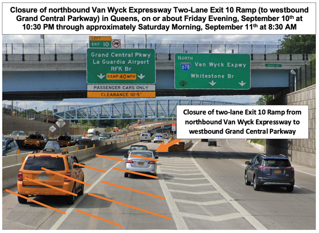 Van Wyck Expressway Exit Ramp To Close Overnight This Weekend | Forest ...