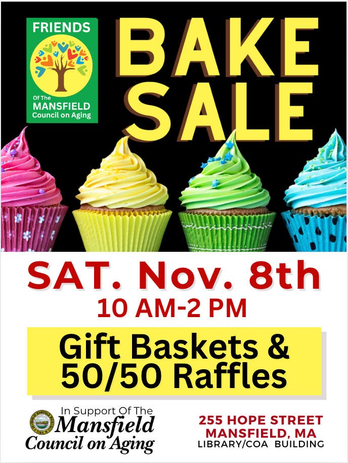 Nov 8 | Bake Sale and Raffles-FRIENDS of the Mansfield COA | Mansfield ...