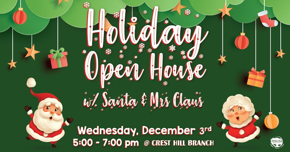 Dec 3 | Holiday Open House with Santa & Mrs. Claus | Joliet, IL Patch