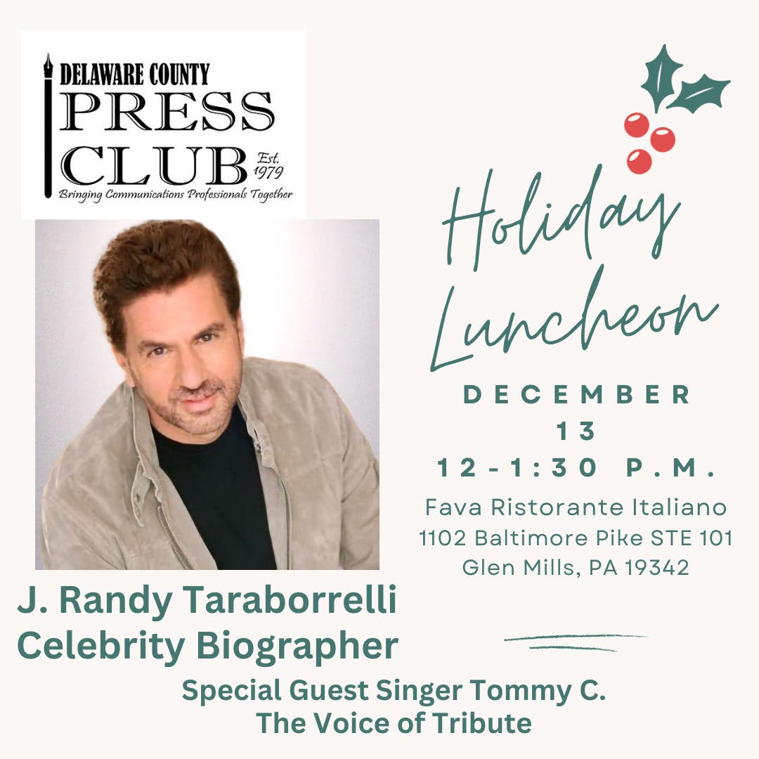 Dec 13 | Delaware County Press Club Holiday Luncheon with Celebrity ...