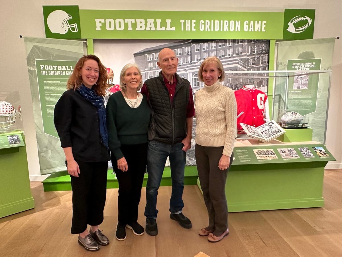 Parents Of Steve Young Visit Greenwich Historical Society Exhibit ...