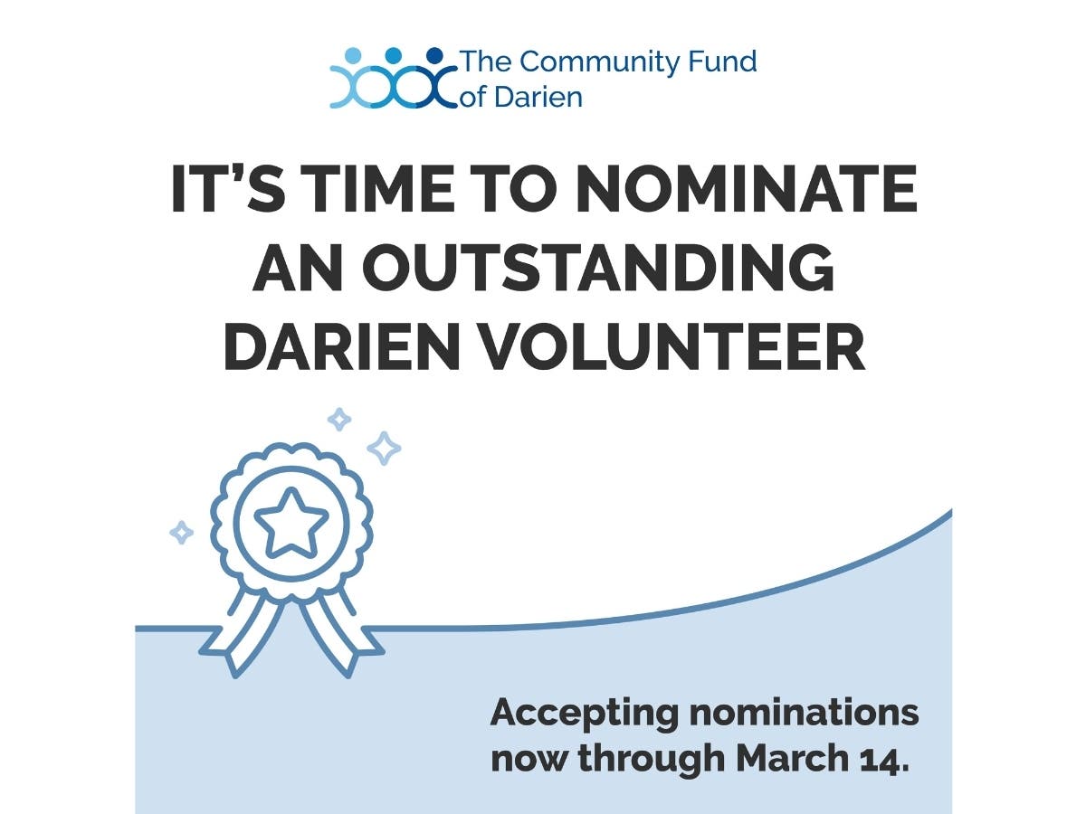 The Community Fund Of Darien Seeks Nominees For Volunteer Celebration ...