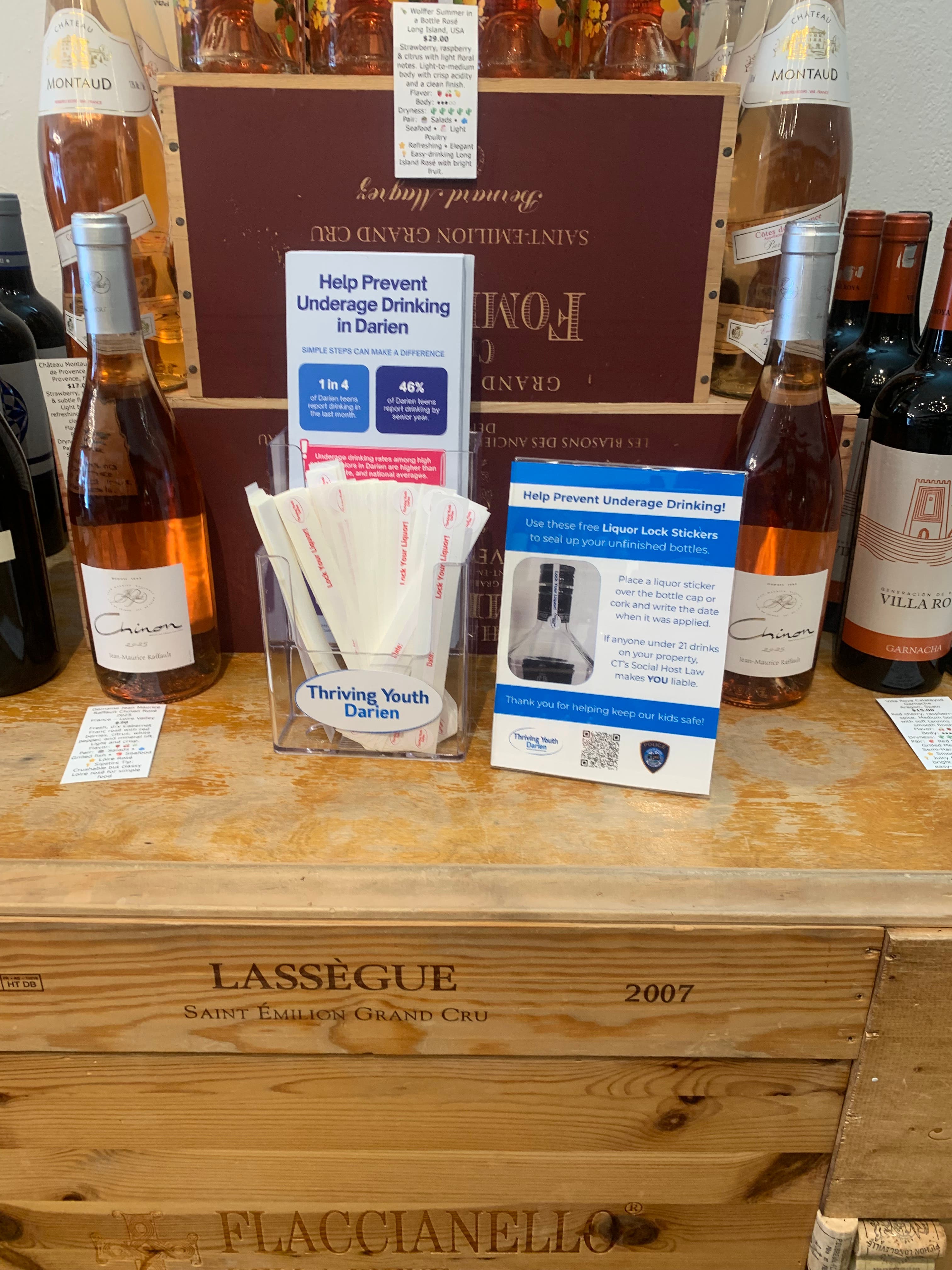 Liquor Lock Sticker Campaign Expands To 6 Darien Retailers Ahead Of ...