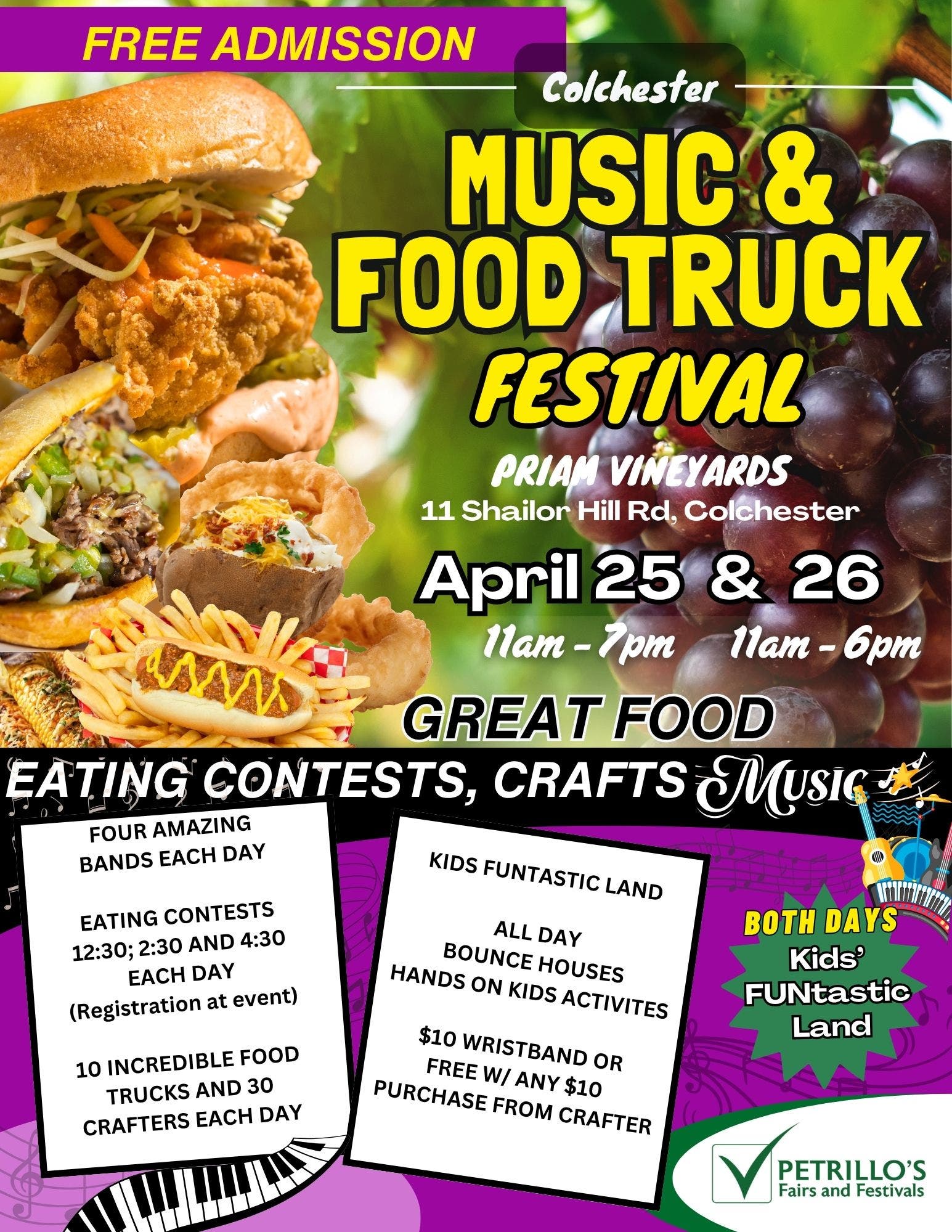 Apr 25 | Colchester Food Truck & Music Festival | Colchester, CT Patch