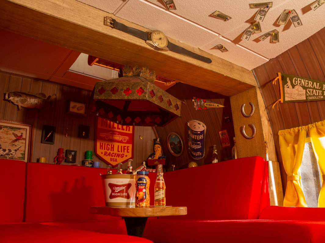 Planters Nutmobile Becomes Rentable Dive Bar With Miller High Life ...