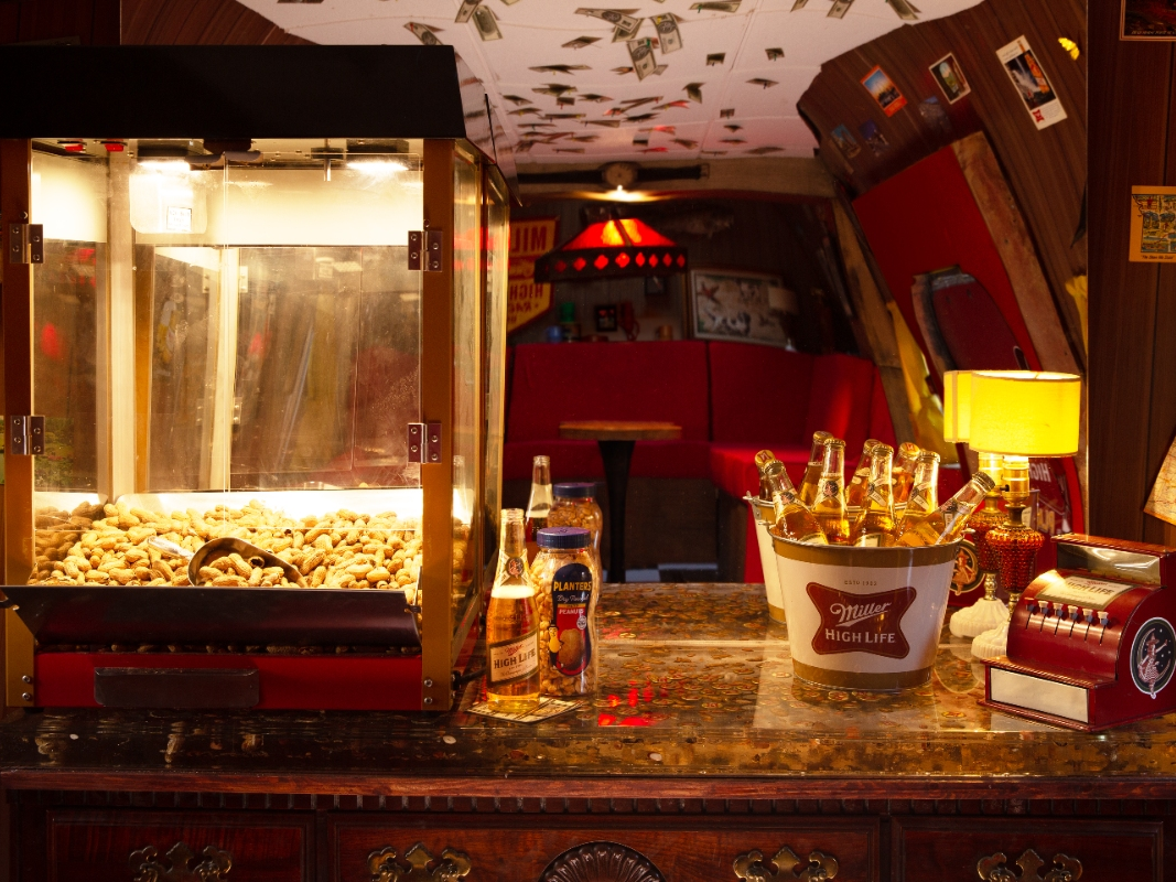 Planters Nutmobile Becomes Rentable Dive Bar With Miller High Life ...