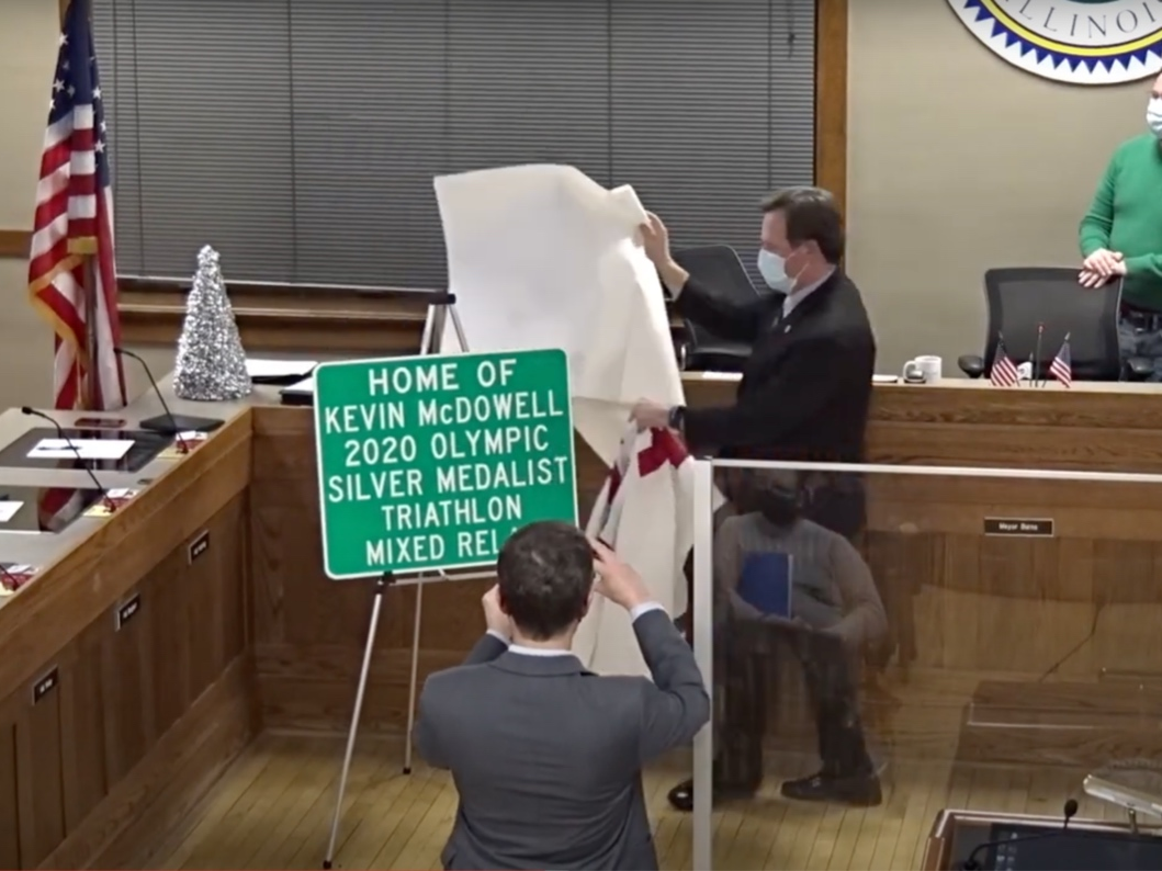 Olympic Medalist Kevin McDowell Honored With Geneva Street Sign ...