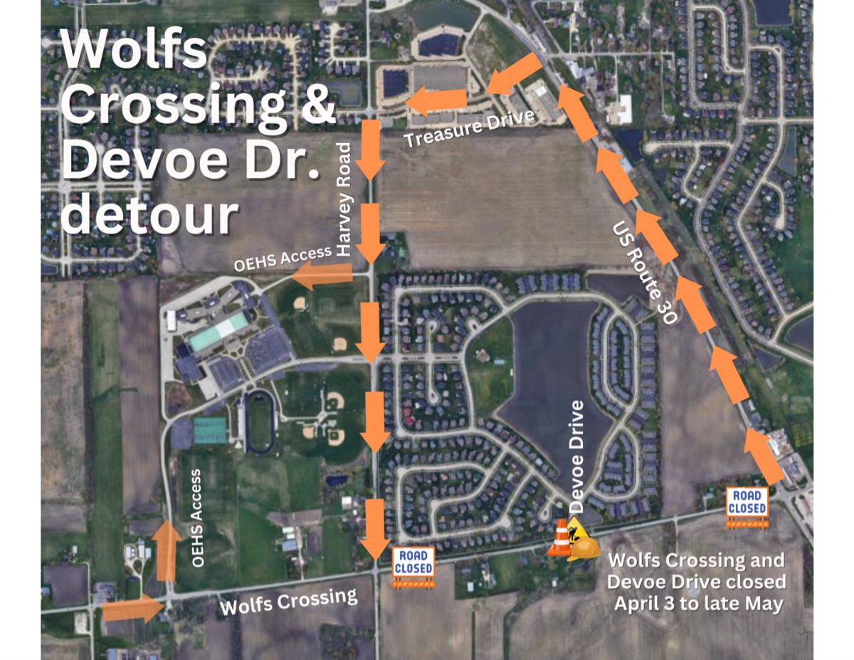 Phase 1 Of Wolf's Crossing Road Widening Set To Begin In April | Oswego ...