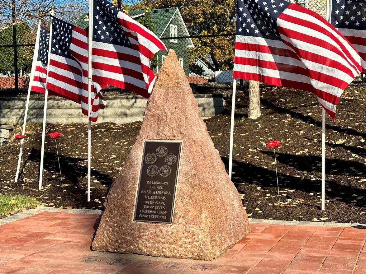 New Veterans Monument Unveiled At East Aurora High School | Aurora, IL ...