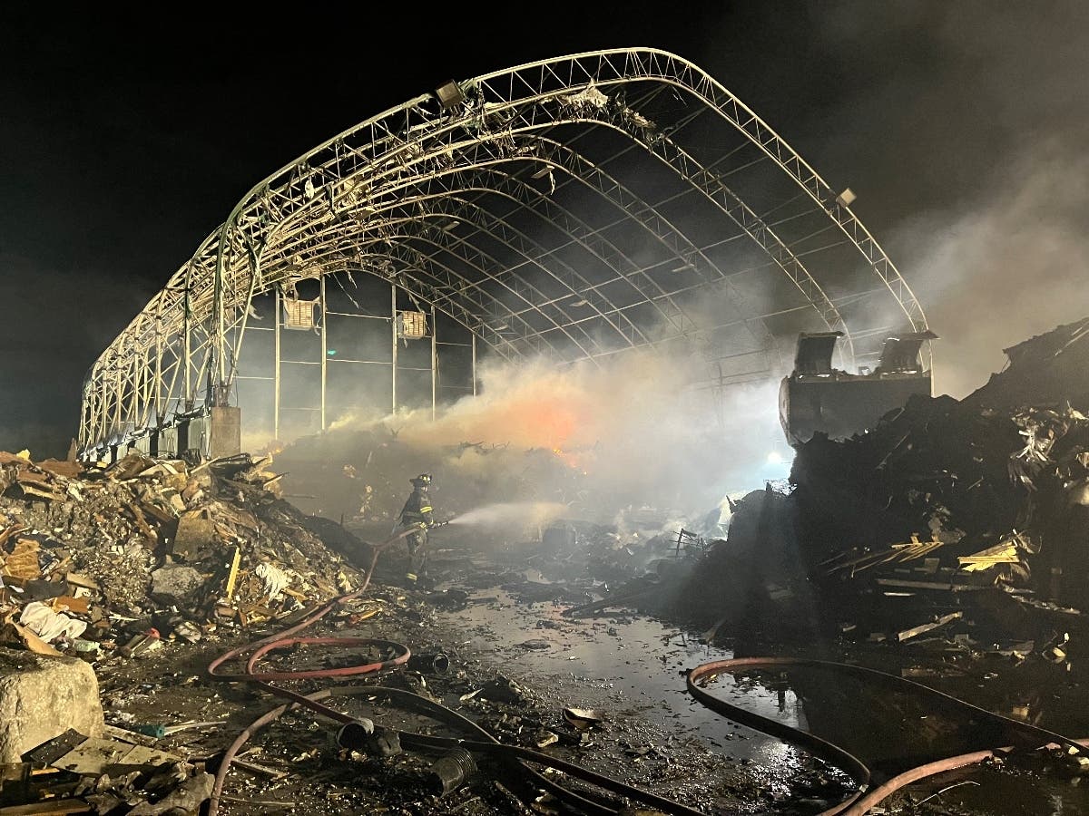 Crews Still Extinguishing Hot Spots After Plainfield Building Fire ...
