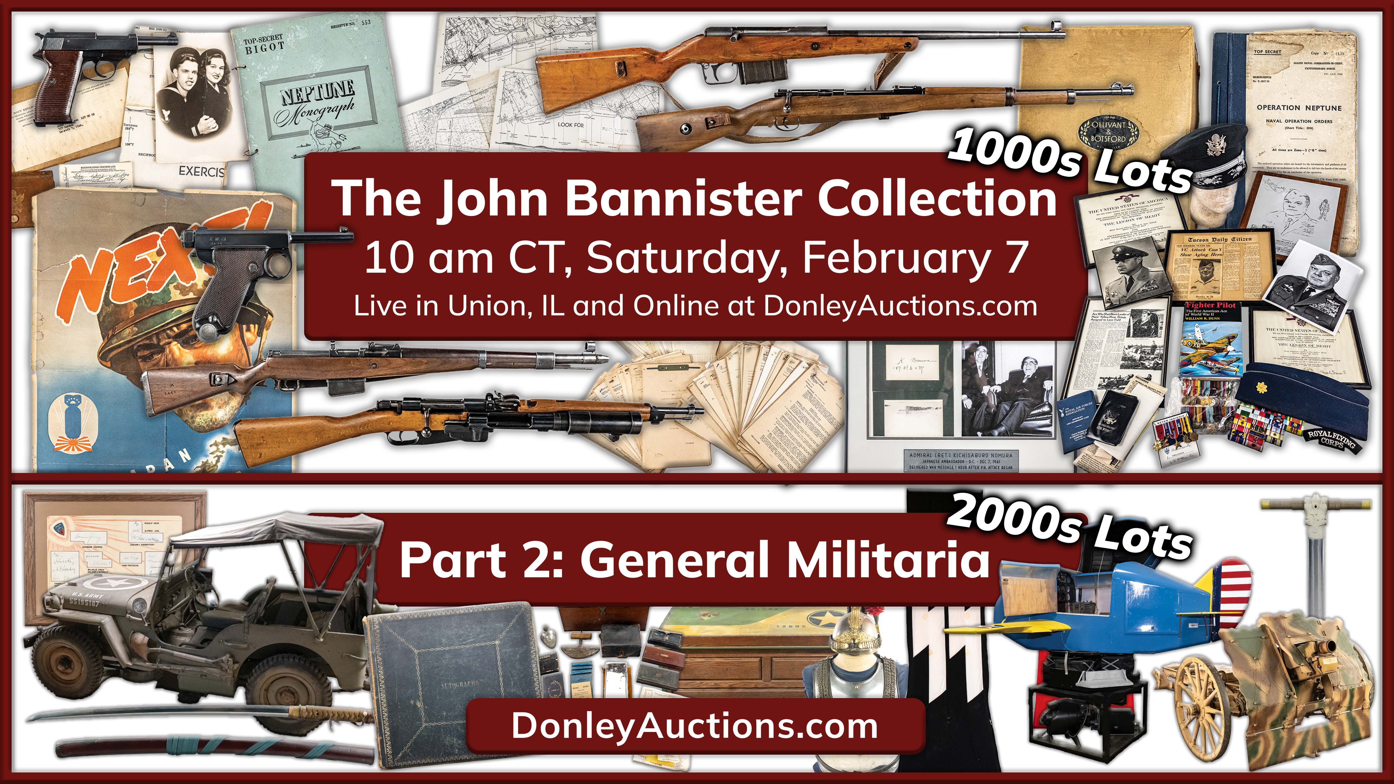 Feb 7 | The John Bannister Collection Rare D-Day Relics and Militaria ...