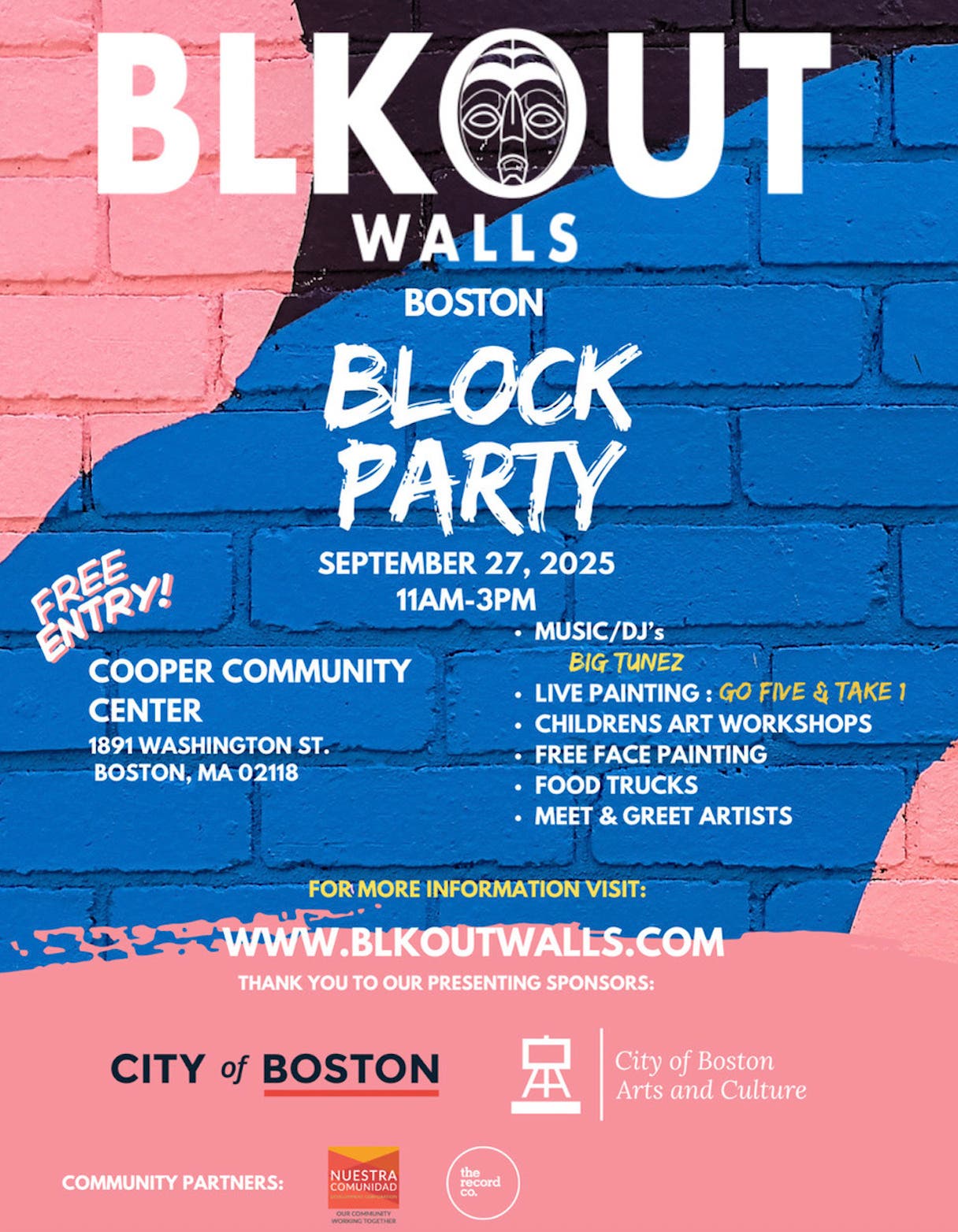 Sep 27 | BLKOUT Walls Mural Festival | Boston, MA Patch